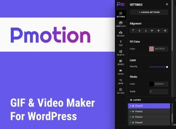 Pmotion – Animated GIF and Video Maker For WordPress – Ultrapack