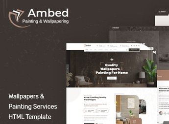 Ambed – Wallpapers & Painting Services HTML Template – Ultrapack