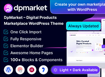 DpMarket – Digital Marketplace Multi-Vendor WooCommerce Theme ...