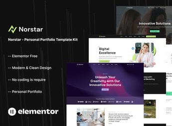 Norstar – Personal Portfolio Template Kit – Ultrapack