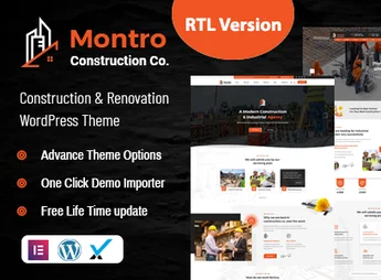 Montro – Construction WordPress Theme RTL Ready – Ultrapack