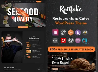 Restfolio – Elementor Restaurants & Cafes WordPress Theme – Ultrapack