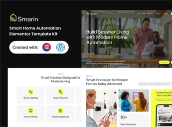 Smarin – Smart Home Automation Elementor Template Kit – Ultrapack